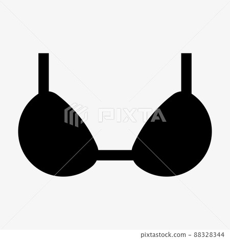 Bra icon. Female underwear sign. Bikini vector - Stock Illustration ...