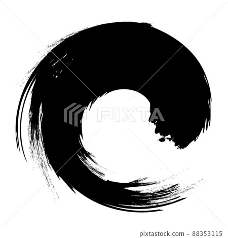 Japanese style material brush texture ink ink... - Stock Illustration ...