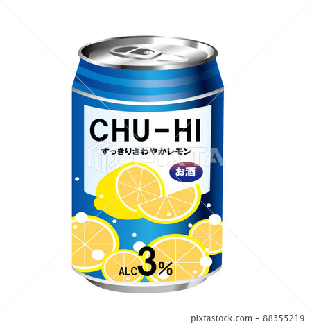 3% canned chu-hi - Stock Illustration [88355219] - PIXTA