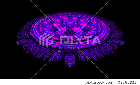 Purple magic circle - Stock Illustration [88366822] - PIXTA
