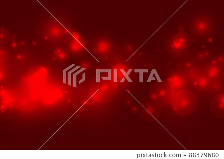 sparkling red shiny bokeh background design - Stock Illustration [88379680] - PIXTA