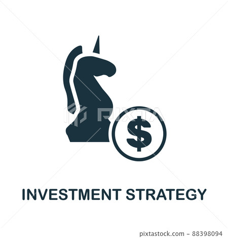 Investment Strategy flat icon. Colored element... - Stock Illustration ...