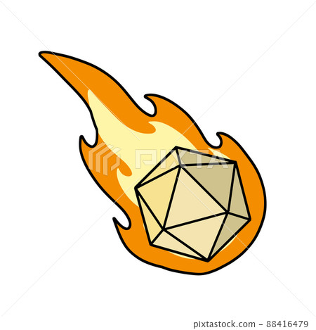 Cartoon dice for fantasy dnd and rpg Board... - Stock Illustration ...