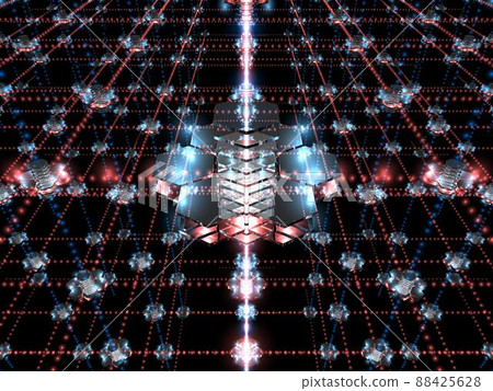 Data array in cyberspace. Digital data storage... - Stock Illustration [88425628] - PIXTA