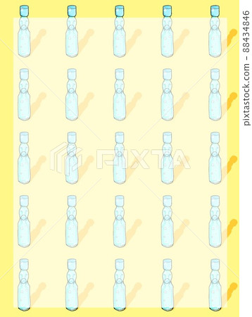 Casual summer greeting postcard template on... - Stock Illustration ...