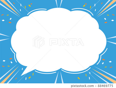 Graphic material Large balloon comment Balloon... - Stock Illustration ...