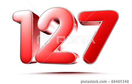 number 127. - Stock Illustration [88485348] - PIXTA