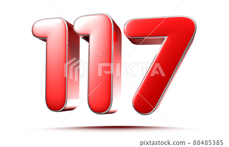 number 117. - Stock Illustration [88485385] - PIXTA