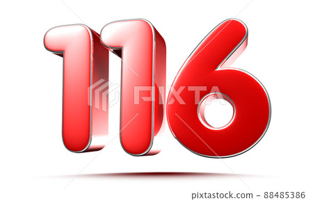 number 116. - Stock Illustration [88485386] - PIXTA