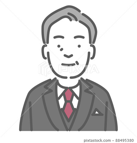 Illustration of a cute uncle - Stock Illustration [88495380] - PIXTA