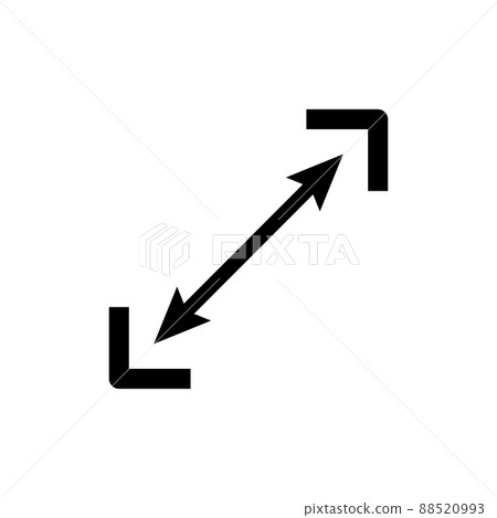 Scalable icon in flat style. Scalability symbol-插圖素材 [88520993] - PIXTA圖庫