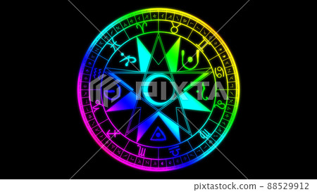 Magic circle (colorful) - Stock Illustration [88529912] - PIXTA