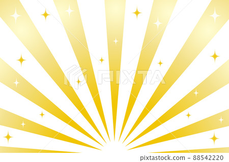 Under the gold sunburst on a white background - Stock Illustration ...