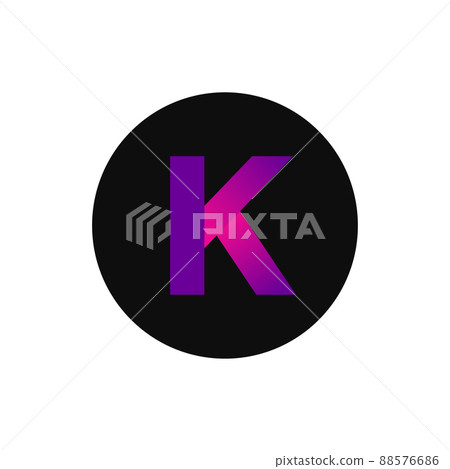 Kda coin icon isolated on white background. - Stock Illustration ...