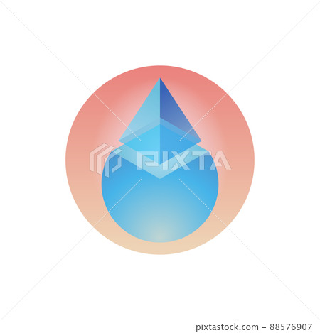 Ldo coin icon isolated on white background. - Stock Illustration ...