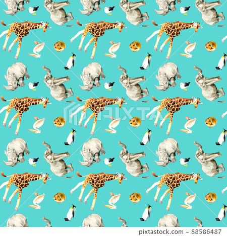 Zoo Animals Print Patterns
