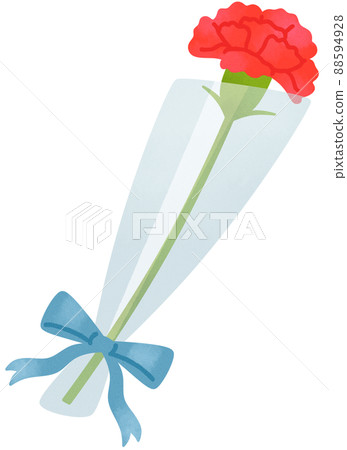 One carnation - Stock Illustration [88594928] - PIXTA