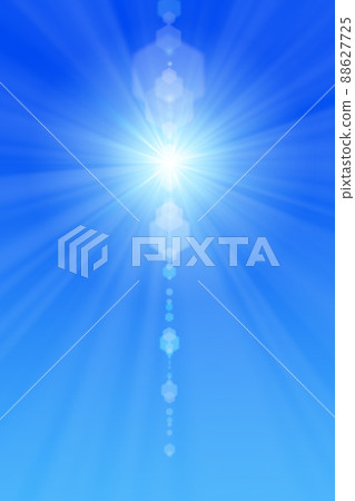 Midsummer sun - Stock Illustration [88627725] - PIXTA