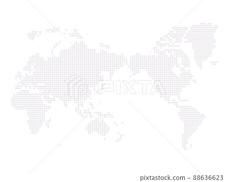 World map dot background illustration material - Stock Illustration ...
