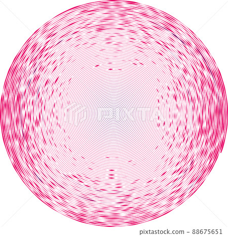 Abstract pink dotted motion shape. - Stock Illustration [88675651] - PIXTA