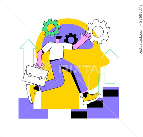 Personal development abstract concept vector... - Stock Illustration ...