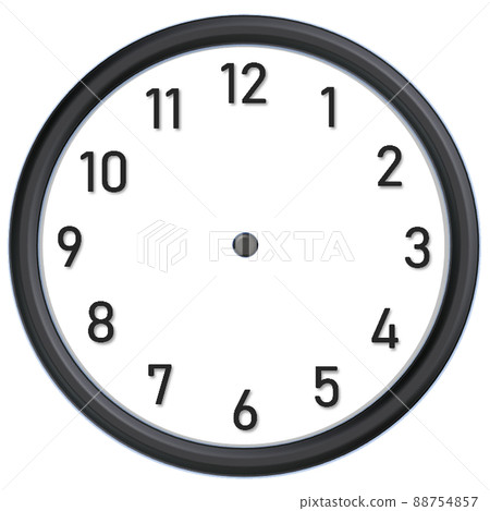 Handless wall clock brown - Stock Illustration [88754857] - PIXTA