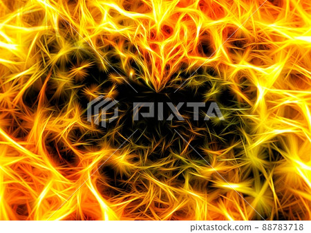 Abstract background with swirling fire - Stock Illustration [88783718 ...