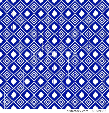 ethnic blue pattern texture background - Stock Illustration [88789333 ...