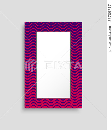 Rectangular Frame Colorful Vector Illustration - Stock Illustration ...