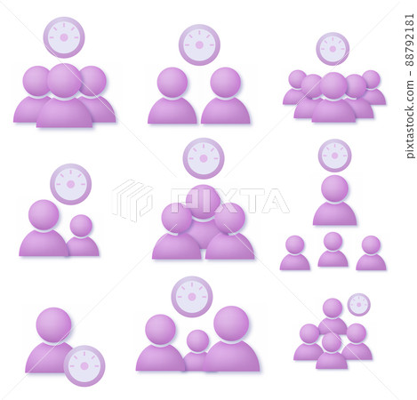 3d cartoon style business, organization,... - Stock Illustration ...