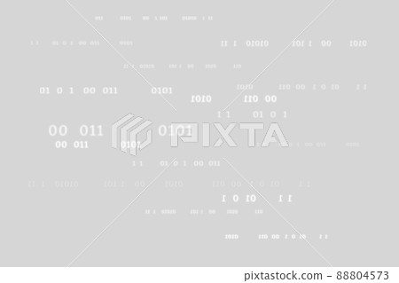 Binary code pattern vector on gray background - Stock Illustration ...