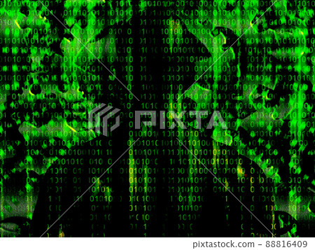 Binary code streaming - Stock Illustration [88816409] - PIXTA