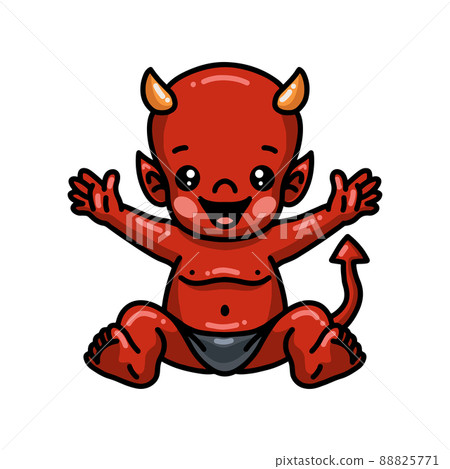 baby, boy, demon - Stock Illustration [88825771] - PIXTA