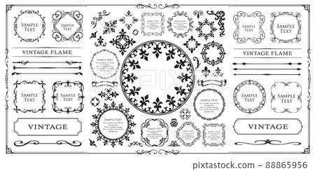 A luxurious and luxurious treatment. A set of... - Stock Illustration ...