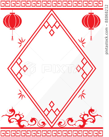 Chinese style background vertical position... - Stock Illustration ...