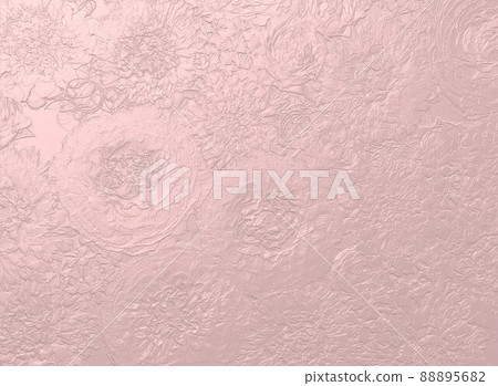 3d metallic pink flower background (ranunculus) - Stock Illustration ...