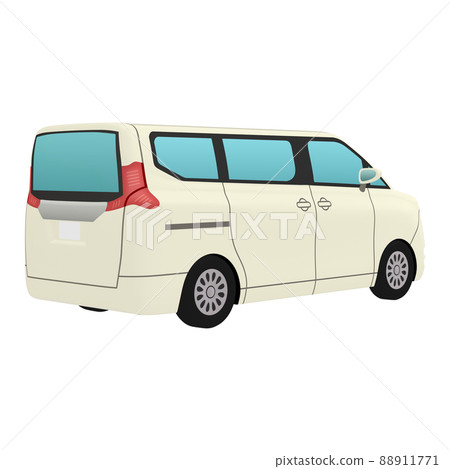 Illustration material of a car Orthodox minivan... - Stock Illustration ...
