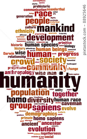Humanity word cloud - Stock Illustration [88925646] - PIXTA