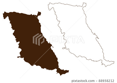 Marettimo island (Italian Republic, Italy,... - Stock Illustration ...