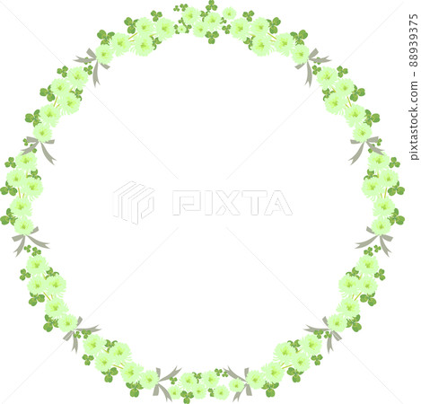 Clover decorative frame - Stock Illustration [88939375] - PIXTA
