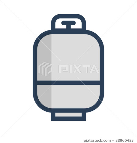 Modern propane gas icon - Stock Illustration [88960482] - PIXTA