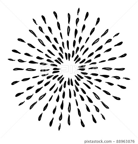 Light rays sunburst, hand drawn retro Sunbeam,... - Stock Illustration ...