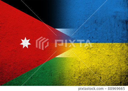 The Hashemite Kingdom of Jordan National flag... - Stock Illustration ...