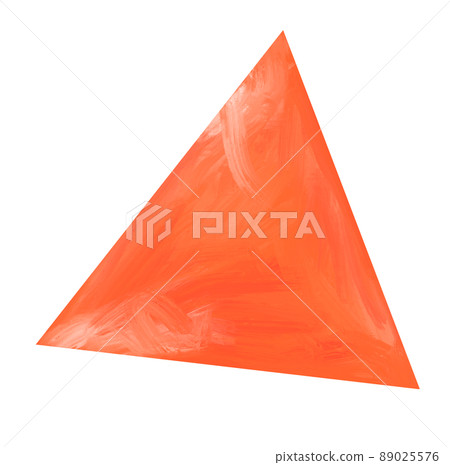 triangle shape oil painting stroke texture... - Stock Illustration ...