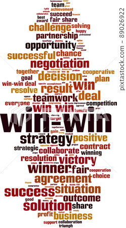 Win-win word cloud - Stock Illustration [89026922] - PIXTA