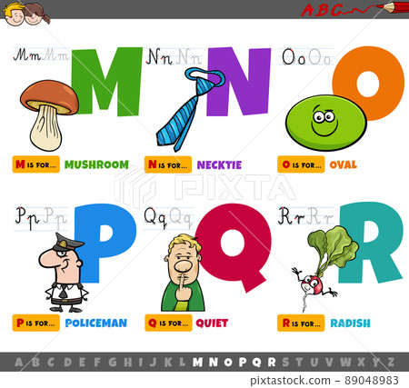 Animated Alphabet O