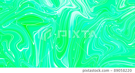 Transparent Green creativity, modern art. Ink... - Stock Illustration ...