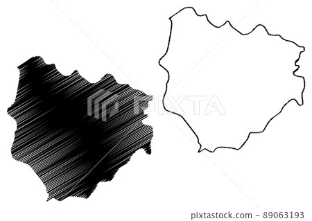 Anjaw district (Arunachal Pradesh State,... - Stock Illustration ...