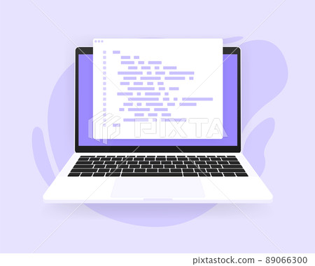 Software development and programming, program... - Stock Illustration ...