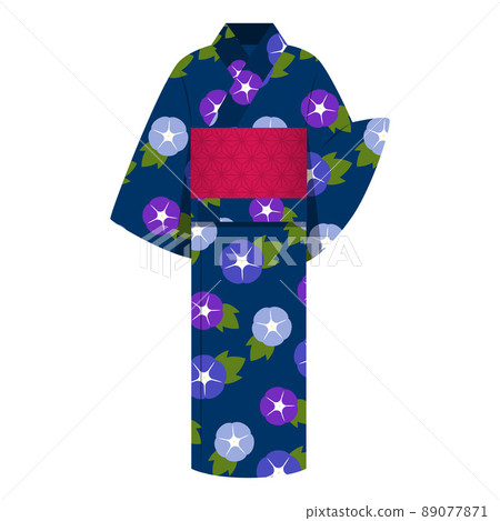 Yukata illustration - Stock Illustration [89077871] - PIXTA